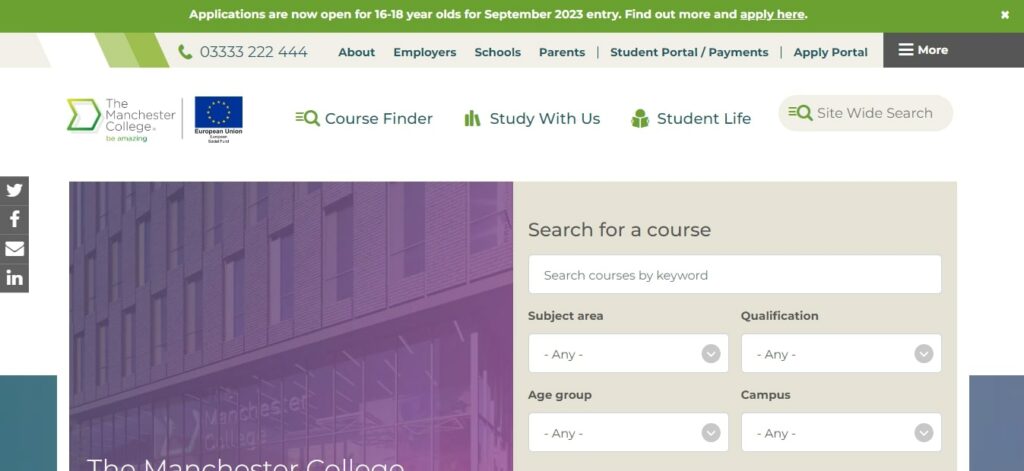 Top 5 Colleges In Manchester 2026