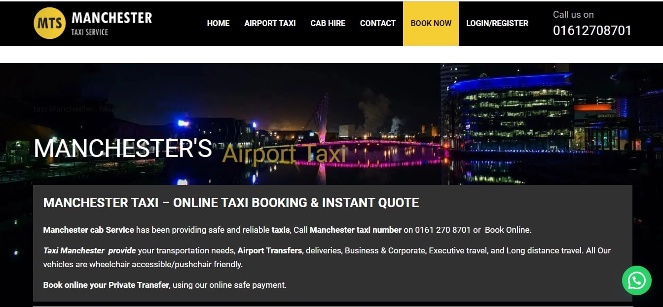 Top 5 Taxi Services in Manchester [2026 ]