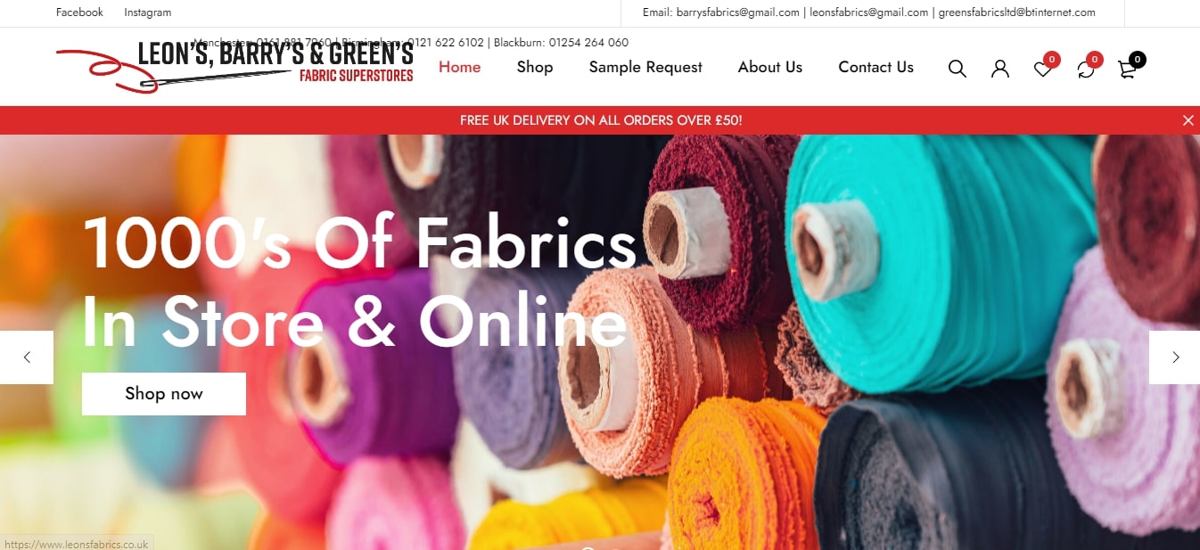 Top 5 Fabric Shops in Manchester [2025 ]